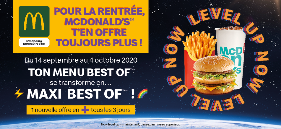 McDonald's Strasbourg : Eurométropole & Erstein