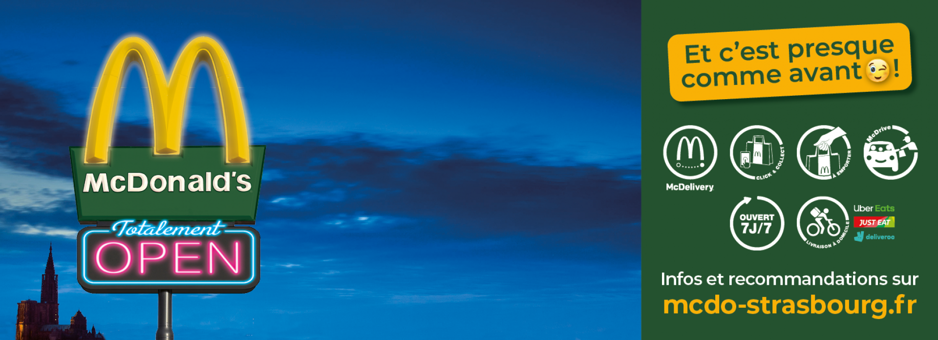 McDonald's Strasbourg : Eurométropole & Erstein