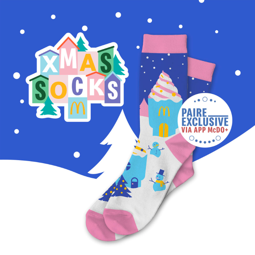 Les XMAS SOCKS arrivent dans vos restaurants - McDonald's Strasbourg ...
