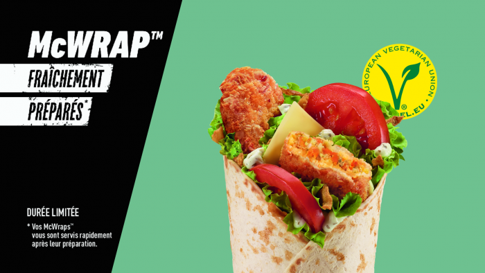 Le McWrap™ veggie pointe le bout de son nez ! - McDonald's Strasbourg ...