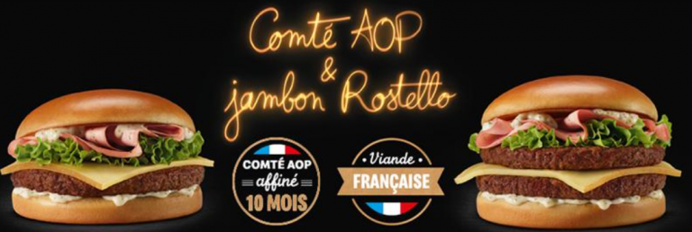 SIGNATURE BY MCDONALD'S™ COMTÉ AOP & JAMBON ROSTELLO - McDonald's Strasbourg - Eurométropole ...