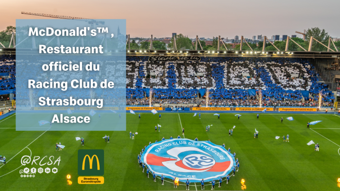 McDonald's™, Restaurant officiel du RACING ⚽ - McDonald's Strasbourg ...