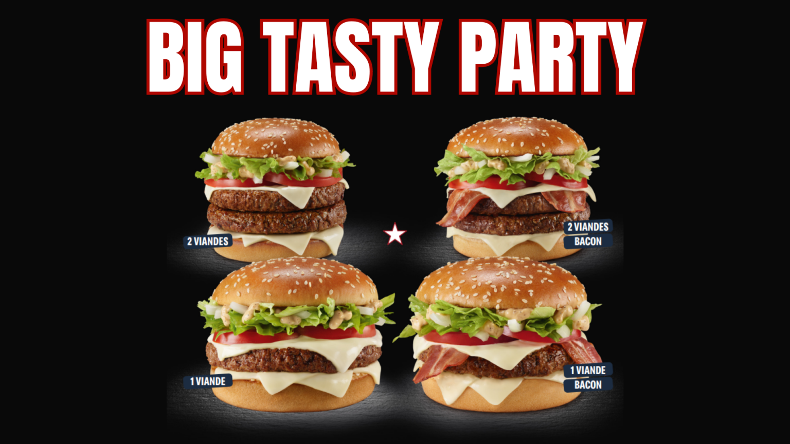 C'est la fête dans la famille Big Tasty🪩 - McDonald's Strasbourg ...
